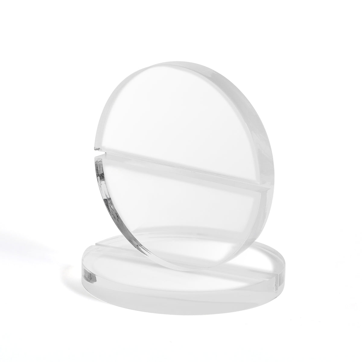 3" Clear Double-sided Slot Wedding Sign Holders – UNIQOOO