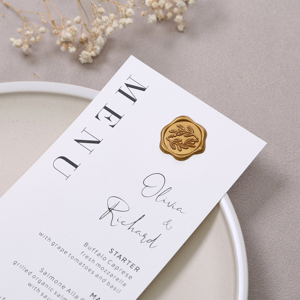 Wax Seal Stickers - Wedding Invitation Envelope Seal Stickers Self Adh ...