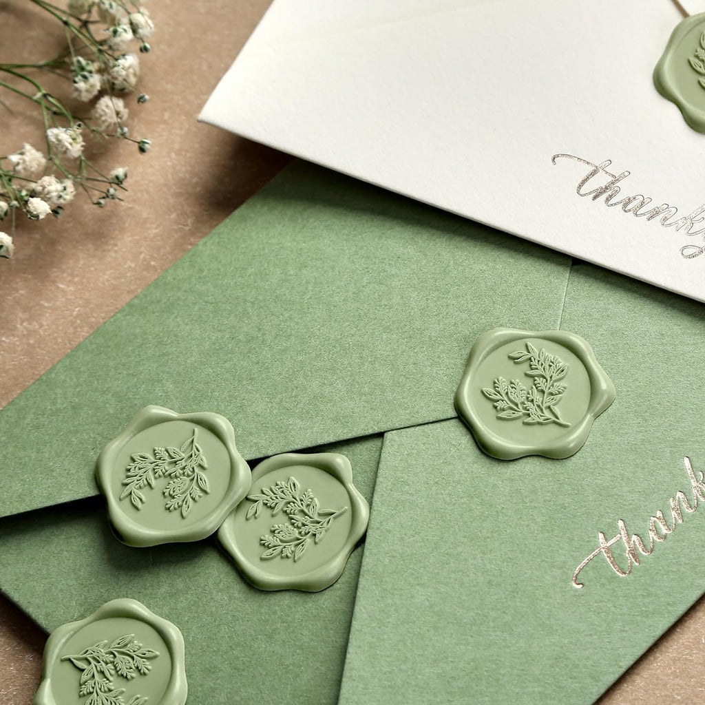 Wax Seal Stickers - Wedding Invitation Envelope Seal Stickers Self Adh ...